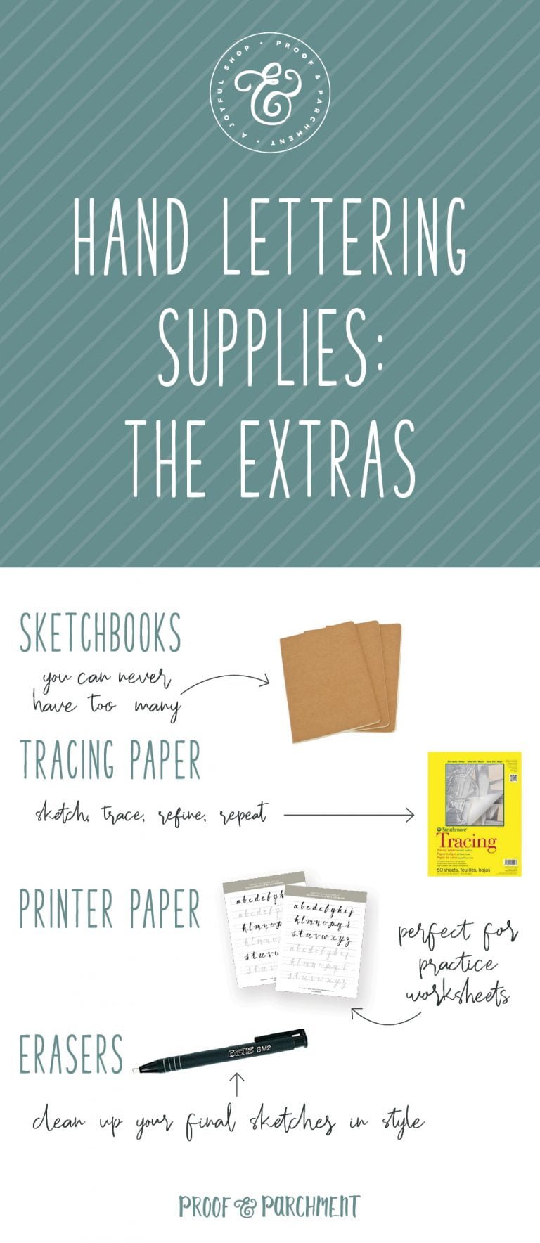 Beginner's Guide to Hand Lettering Supplies - Proof & Parchment