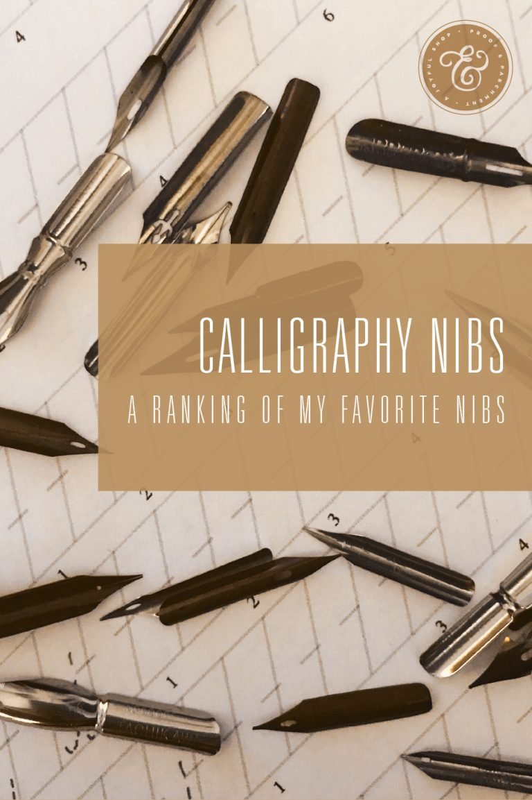 A Review of Pointed Pen Calligraphy Nibs - Proof & Parchment
